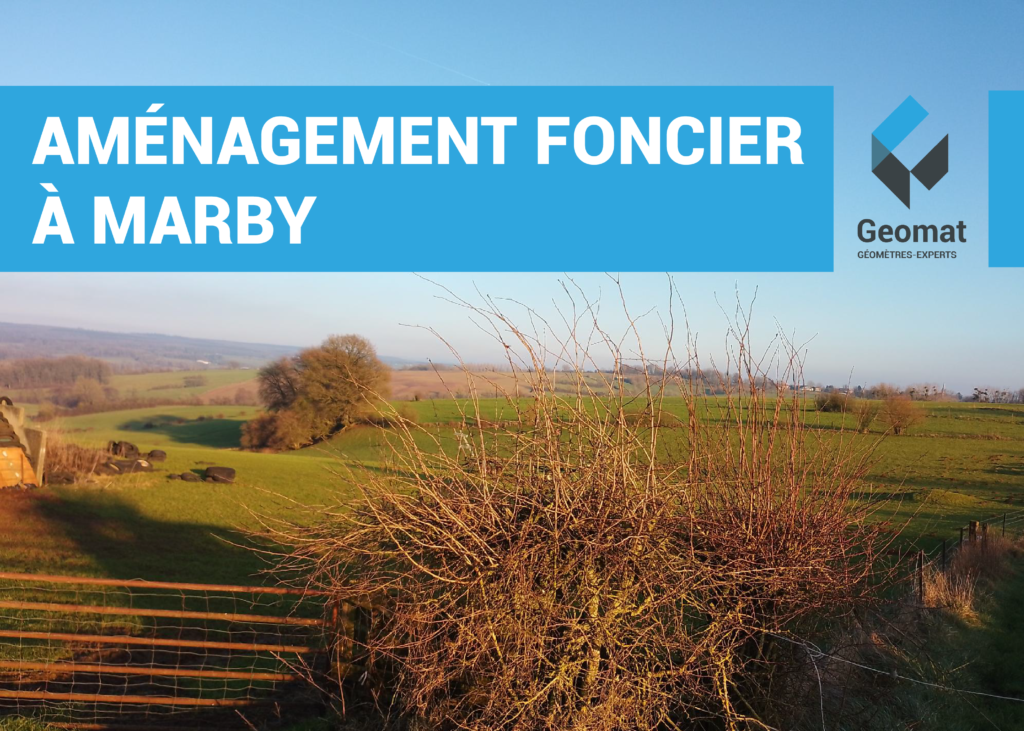 Aménagement foncier à Marby - Geomat